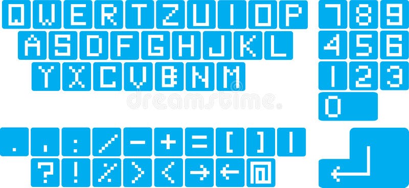 Computer buttons stock vector. Illustration of icons - 16758902