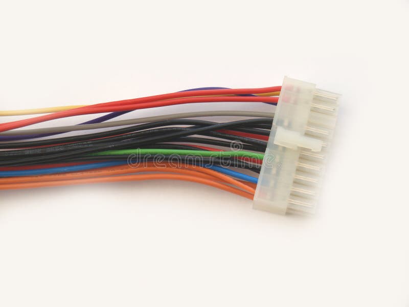 Computer wire II stock image. Image of board, cables, cords - 20519