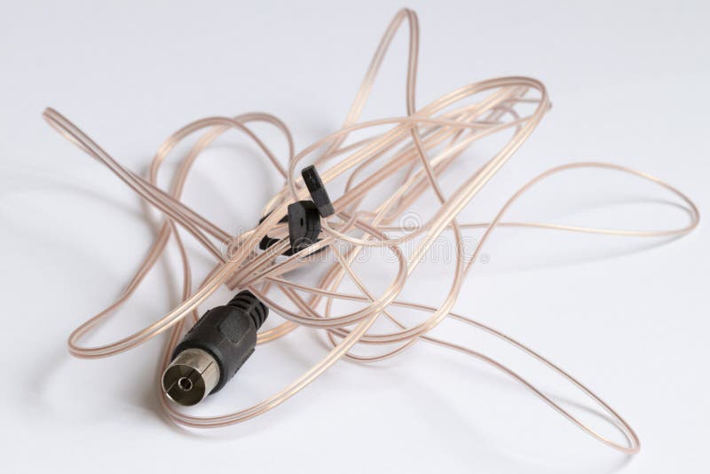 Computer cable. stock photo. Image of electronic, cable - 219019970