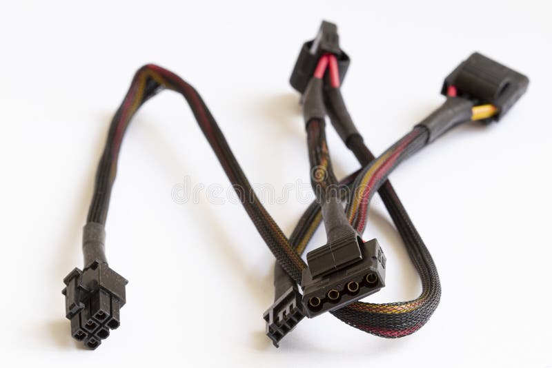 Computer cable. stock photo. Image of cable, plug, internet - 219020100