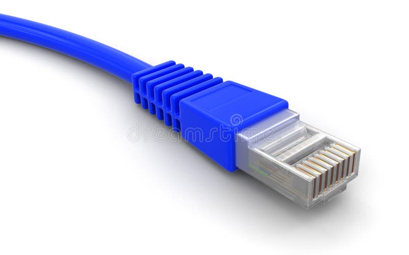 Computer Cable stock illustration. Illustration of three - 51921568
