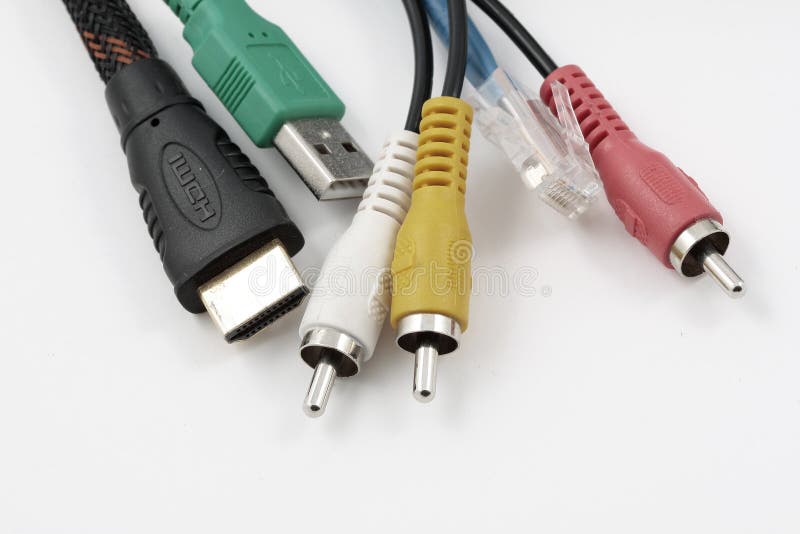 Computer cables stock image. Image of data, wide, wire - 12649047