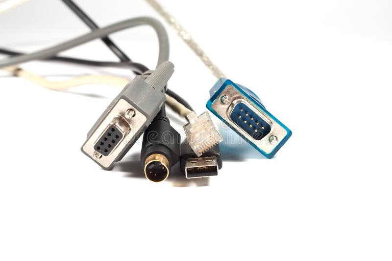 Computer cables stock photo. Image of media, concept - 19451906