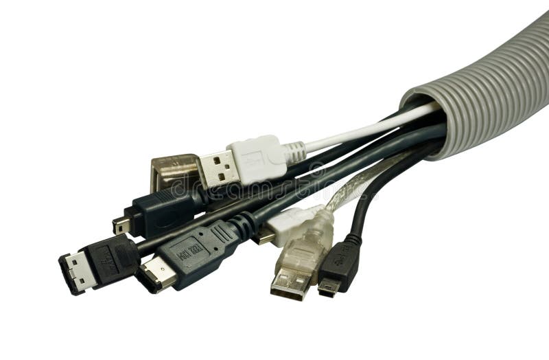 Computer cables stock photo. Image of internet, global - 8481162
