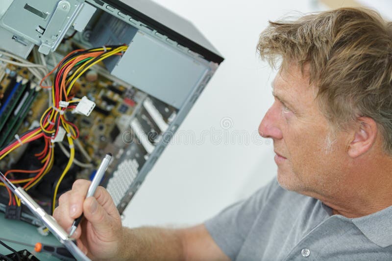 Computer Cables Tools Technology Technology Server Stock Image - Image ...