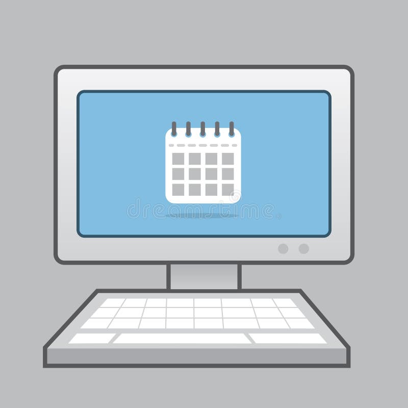 Calendar Monitor Stock Illustrations – 8,883 Calendar Monitor Stock ...