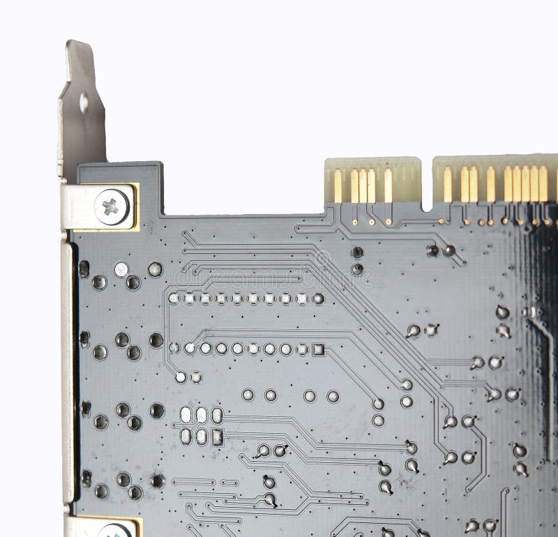 Computer card board stock image. Image of chip, capacitor - 28726981