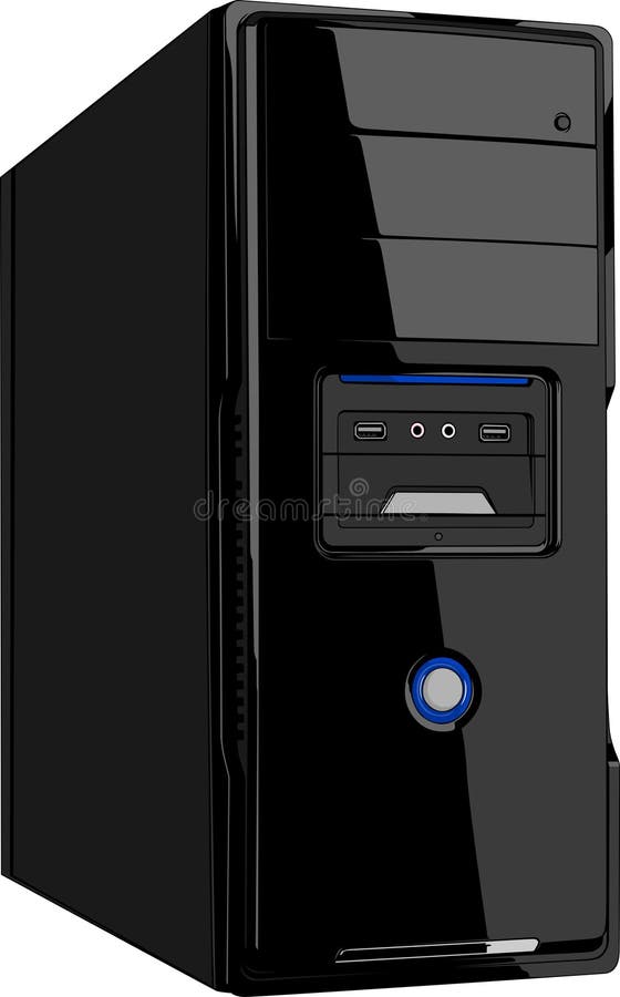 Vector computer stock vector. Illustration of equipment - 7537675