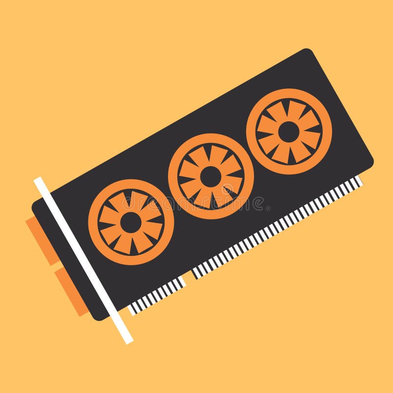 Computer Case Cooler. Vector Illustration Decorative Design Stock ...