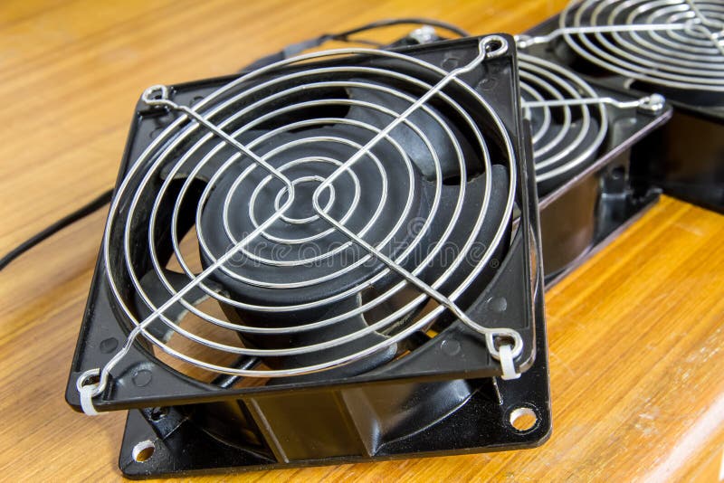Computer case cooling fans stock photo. Image of computer - 34360792