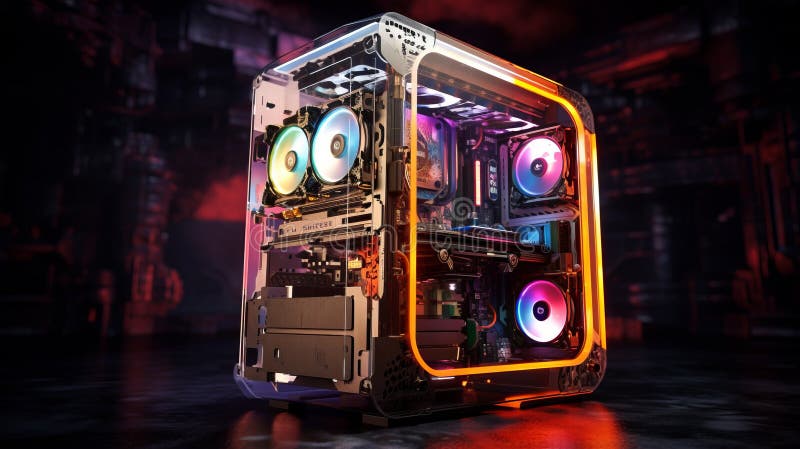 Nasa Themed Pc Case with Hyper-detailed Renderings and Neon Lights ...