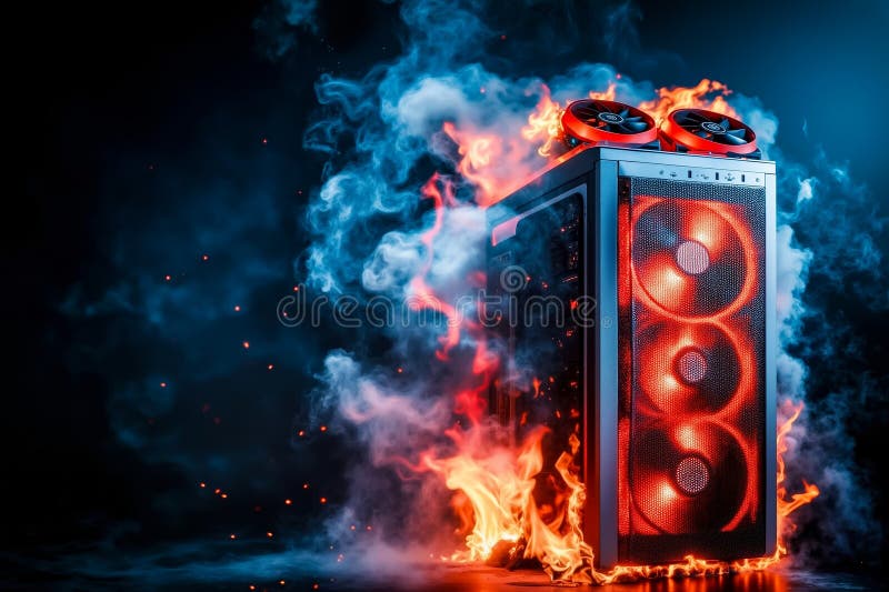 Computer Tower Smoke Stock Photos - Free & Royalty-Free Stock Photos ...