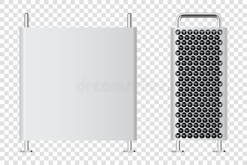 Computer Case Side View. PC Hardware. Components for Personal Computer ...