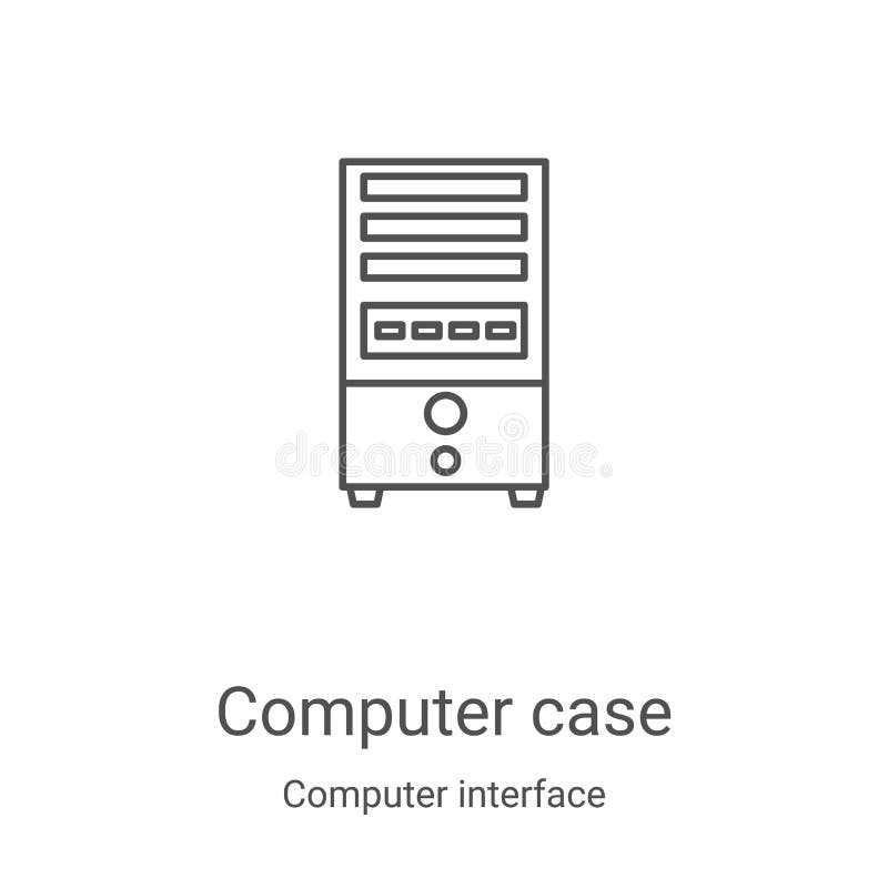 Computer Cpu Outline Computer Cpu Outline