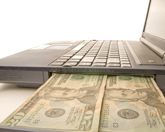 Computer cash stock image. Image of cash, money, marketing - 4518125
