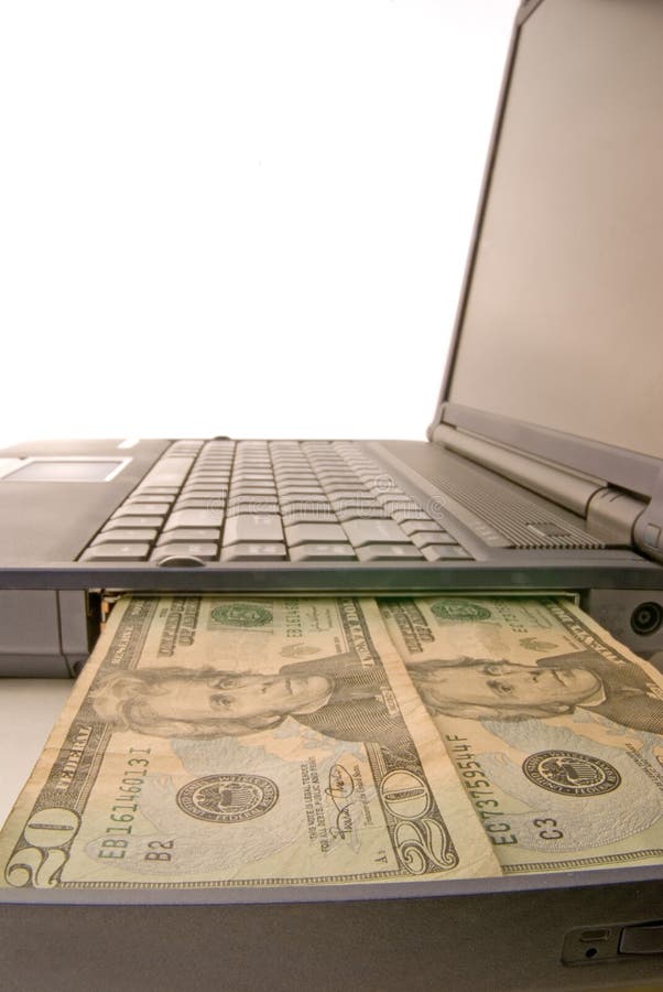 Computer cash stock image. Image of cash, money, marketing - 4518125