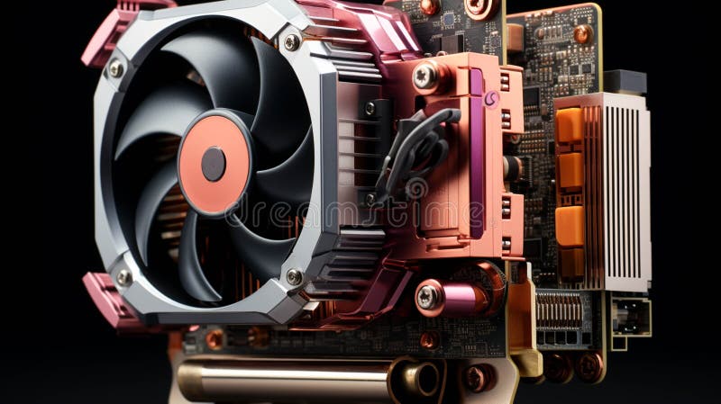 Computer Casing Isolated on White Background Stock Photo - Image of ...