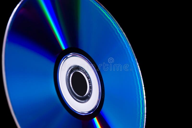 Computer Cd Dvd Blue-ray Disk Stock Photo - Image of burning, circle ...