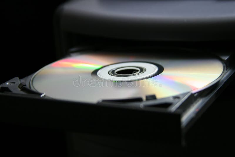Computer CD/DVD tray stock image. Image of compact, reader - 5038703