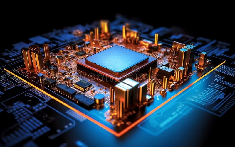 Computer and Cell Phone Microchips - Motherboard Technology and ...