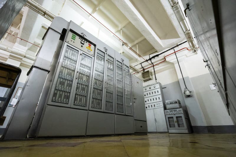 Computer of the 70s of the USSR. Inside a Computer Cabinet from the 70s ...