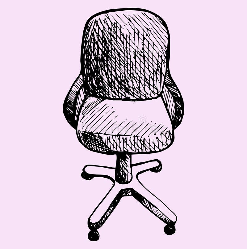 Computer chair stock vector. Illustration of home, comfortable - 66165776