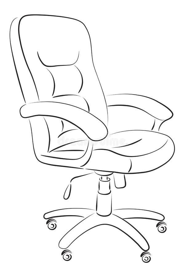 Computer Chair Stock Illustrations – 162,705 Computer Chair Stock ...
