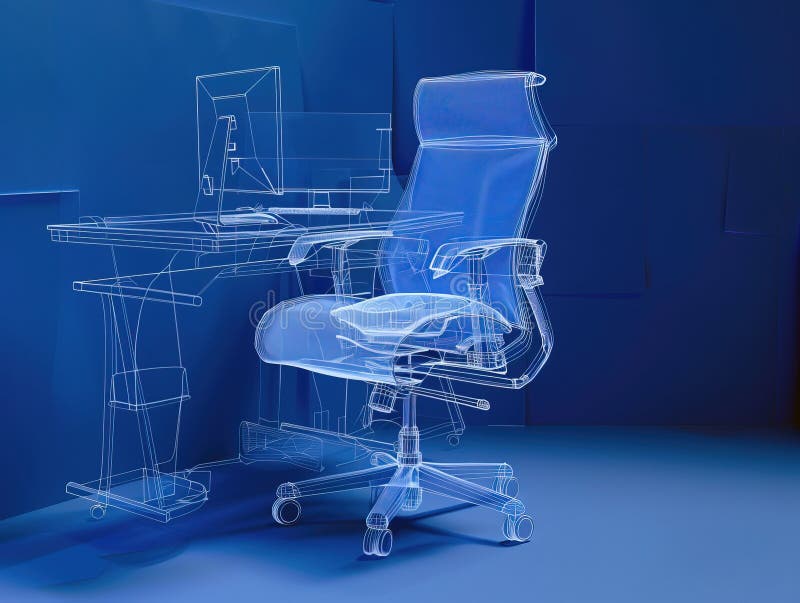 Computer Chair Visualization with Augmented Reality Transparent ...