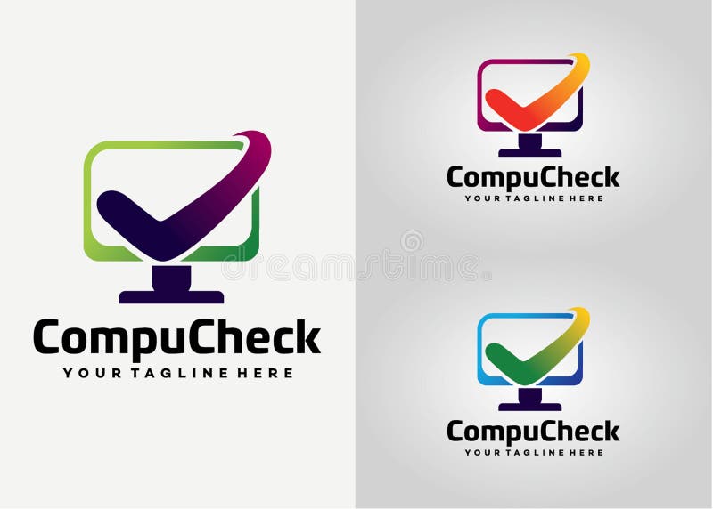Security Check Logo Design Template Stock Vector - Illustration of ...