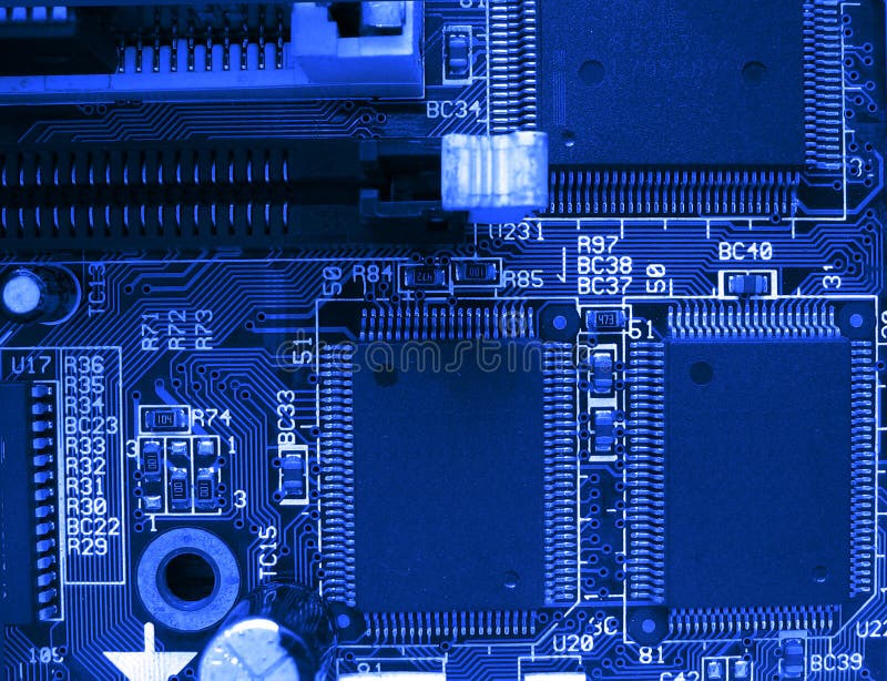 The computer chip stock image. Image of transistor, computers - 1288385