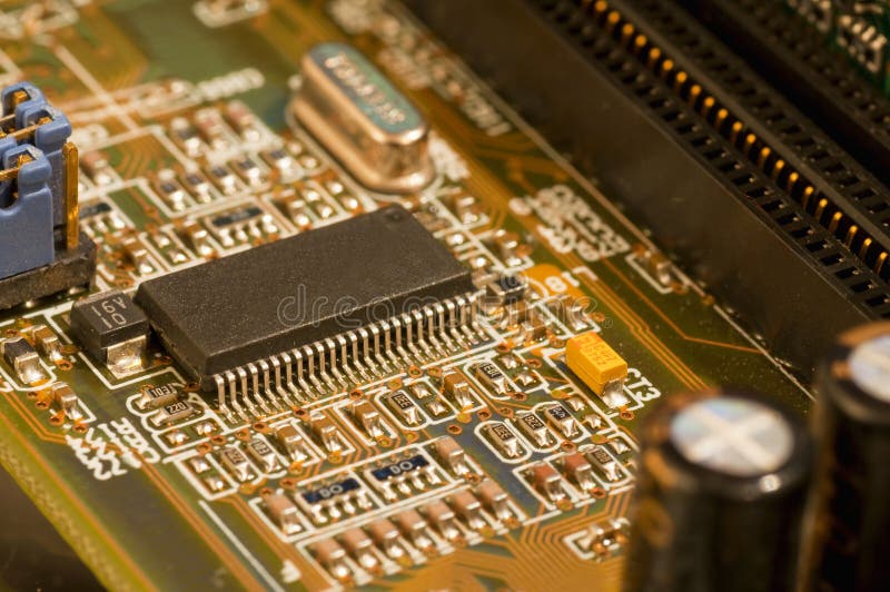 Computer chip stock photo. Image of engineering, conductor - 22711936