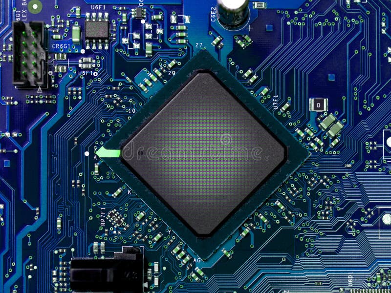 Computer Chip stock image. Image of data, equipment, science - 27259213