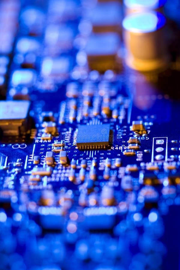 Computer chip closeup stock photo. Image of pattern, complexity - 3945546