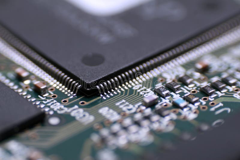Computer chip stock image. Image of data, transistor, board - 9055283
