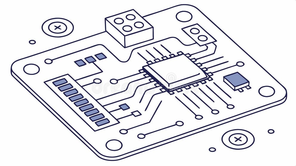 Computer Chip Brain Stock Illustrations – 17,909 Computer Chip Brain ...