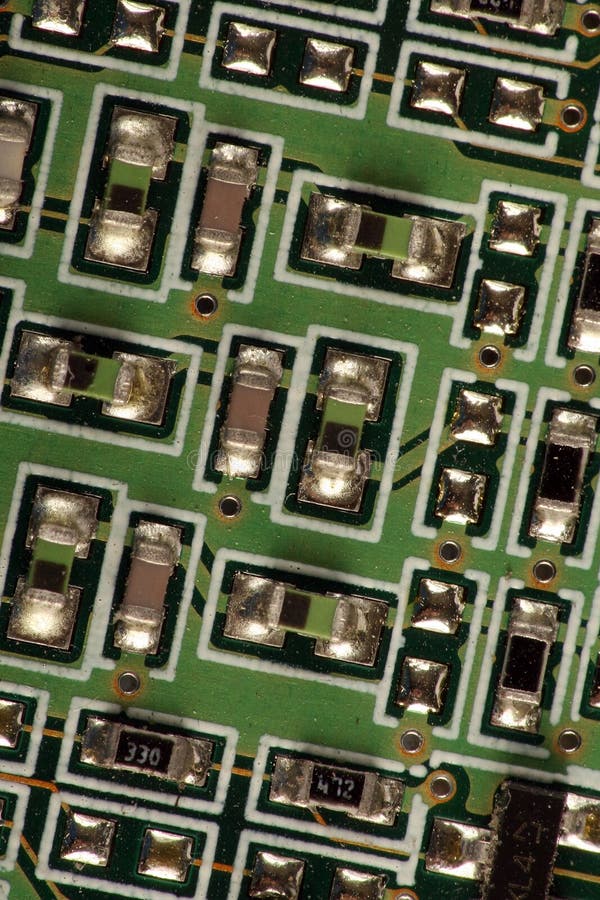 Computer chip on circuit stock photo. Image of design - 39631168