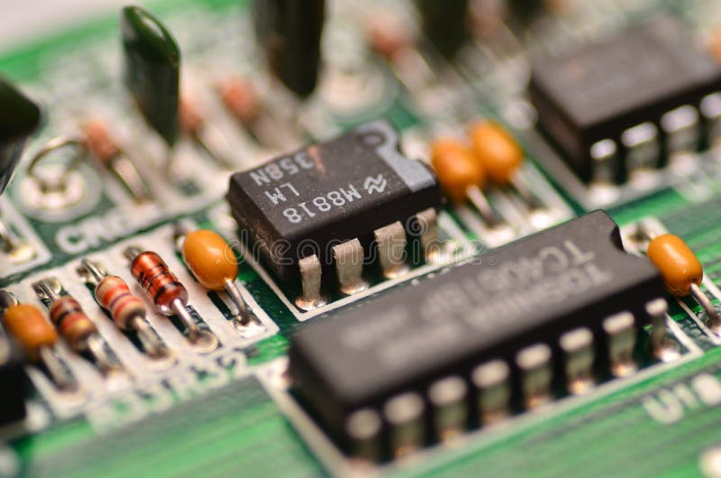 Computer Chip stock image. Image of circuit, cable, electrical - 39845273