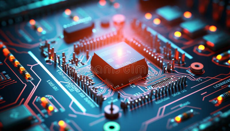 Computer Chip, Circuit Board, Motherboard, Electrical Component ...