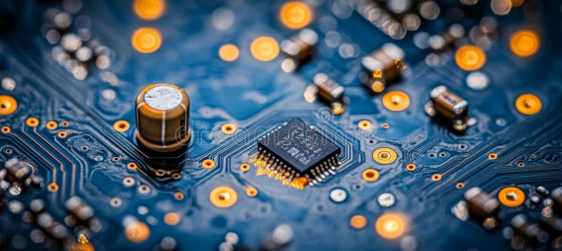 Computer Chip, Circuit Board, Technology Background, Electronic ...