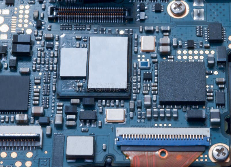 The computer chip close up stock image. Image of transistor - 24542467