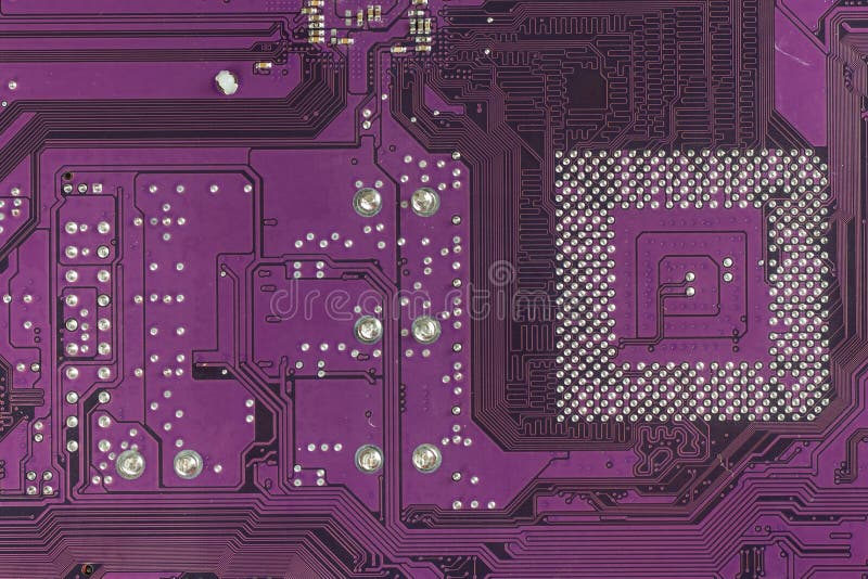 Circuit Board. Electronic Computer Hardware Technology. Motherboard Digital Chip. Printed ...