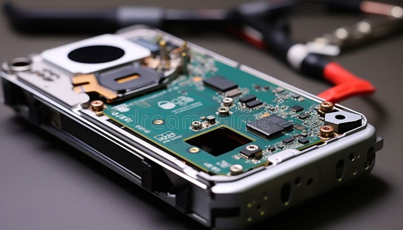 Computer Chip, the Heart of Modern Technology Generated by AI Stock ...