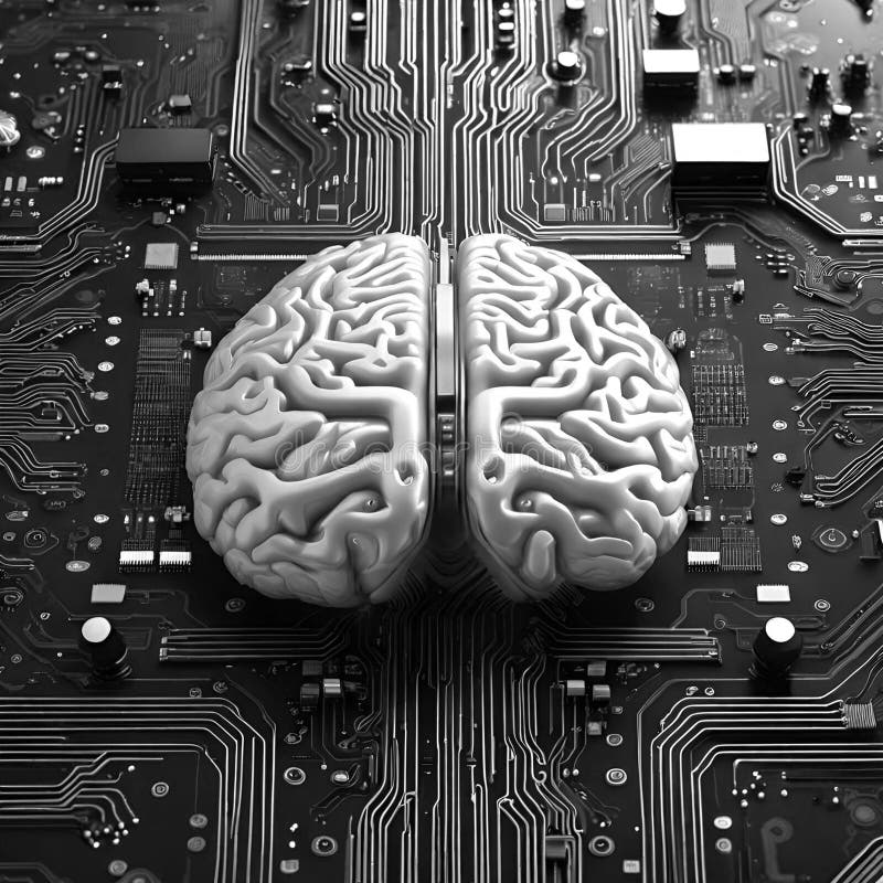 Techno Brain Stock Illustrations – 1,873 Techno Brain Stock ...