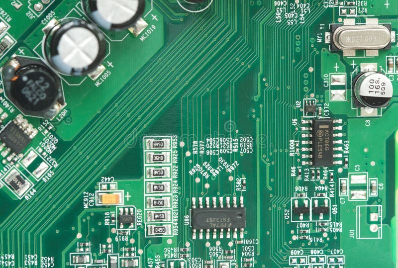 Computer chip editorial stock photo. Image of resistors - 52821193