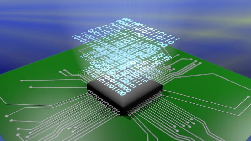 New Computer Chip, Machine Learning Ai Stock Footage - Video of virus ...