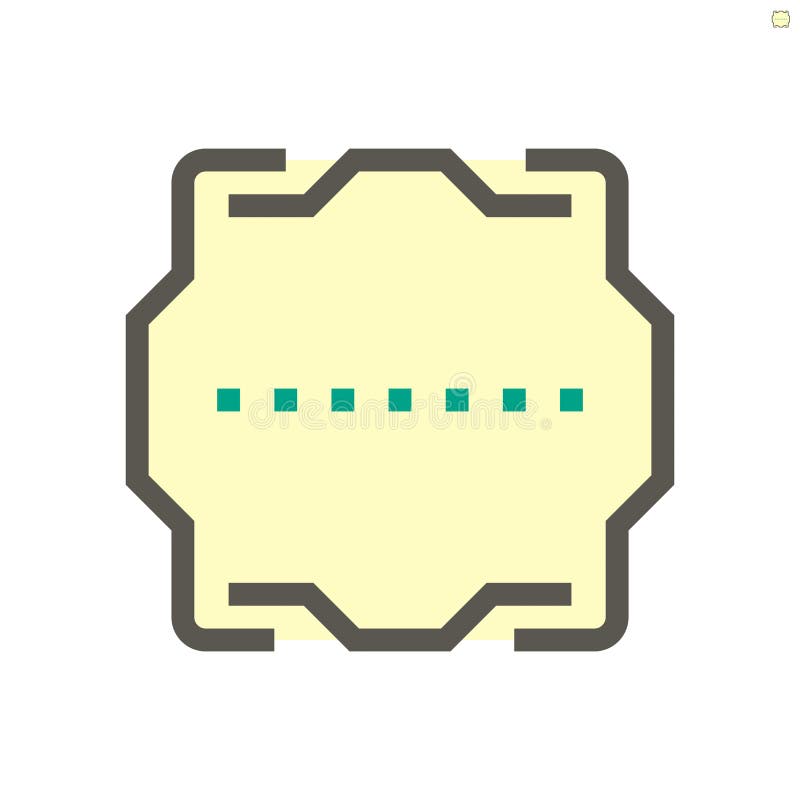 Cpu Socket,chip Line Icon Concept. Cpu Socket,chip Flat Vector Symbol ...