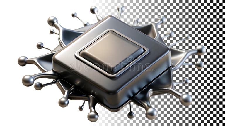 Computer Chip Processor, Tech Component, Electronic Part, Circuit Design Png Transparent Image ...