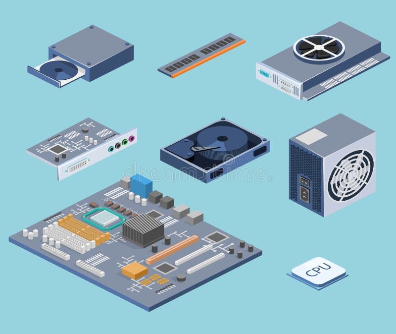 Computer Chip Technology Processor Circuit and Computer Motherboard ...