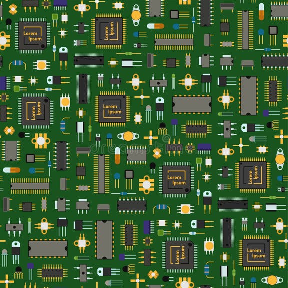 Computer Chip Technology Processor Circuit Motherboard Information ...