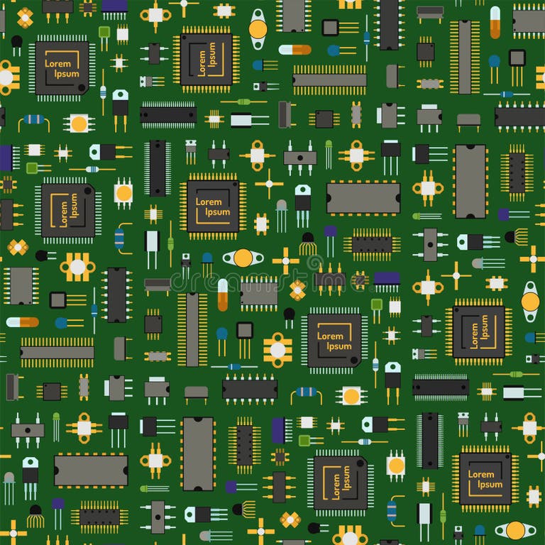 Computer Chip Technology Processor Circuit Motherboard Information ...